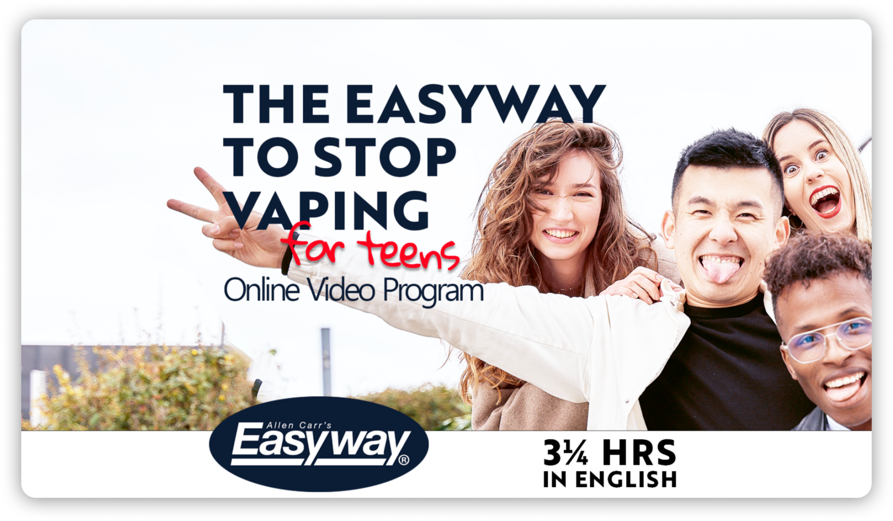 Vaping Teen Online Video Programme - Allen Carr's Easyway