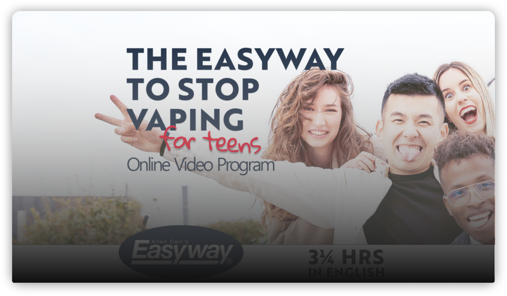 Stop vaping video program for teens - Allen Carr's Easyway